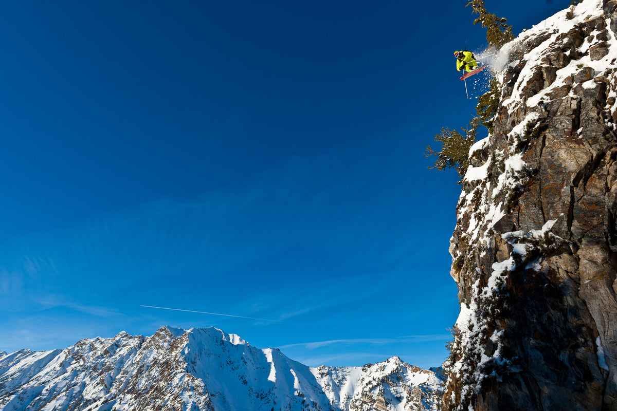 Jamie Pierre skiing at Snowbird, UT – Grant Gunderson Photography, Inc.